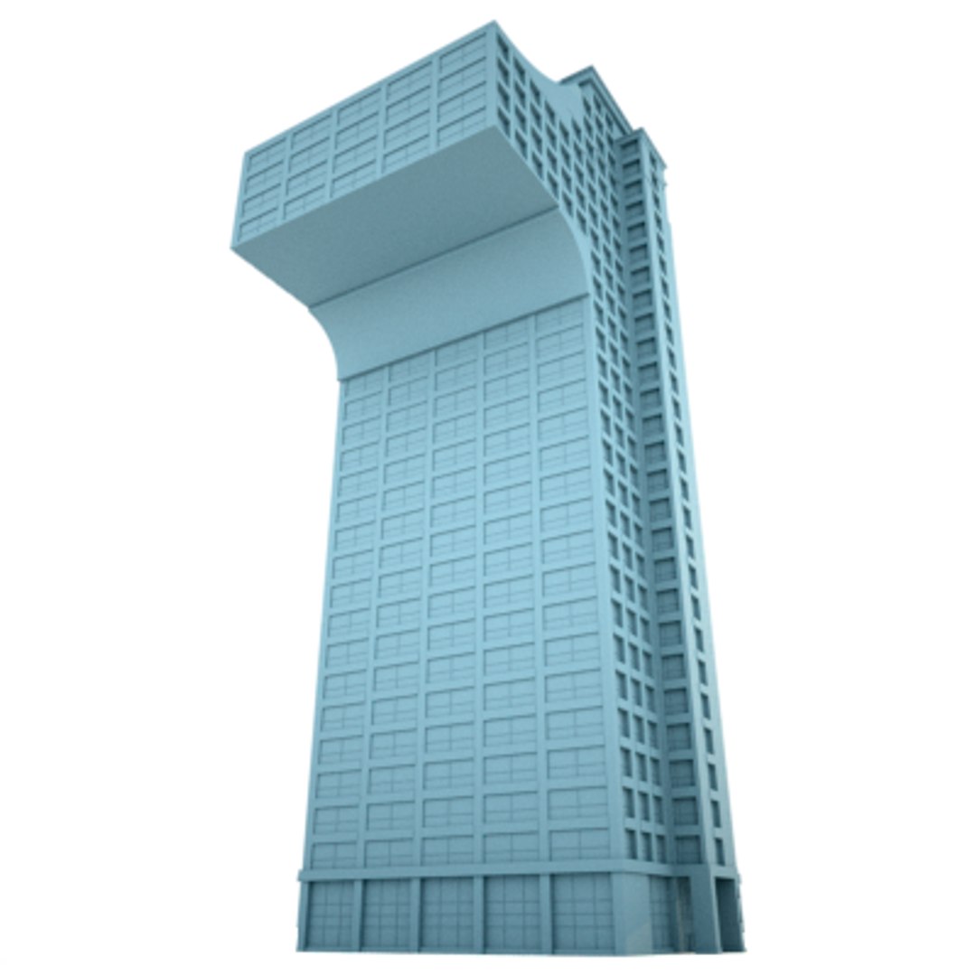 Building Shape Number 1 3d Model