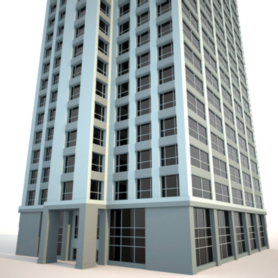 Building Shape Number 1 3d Model