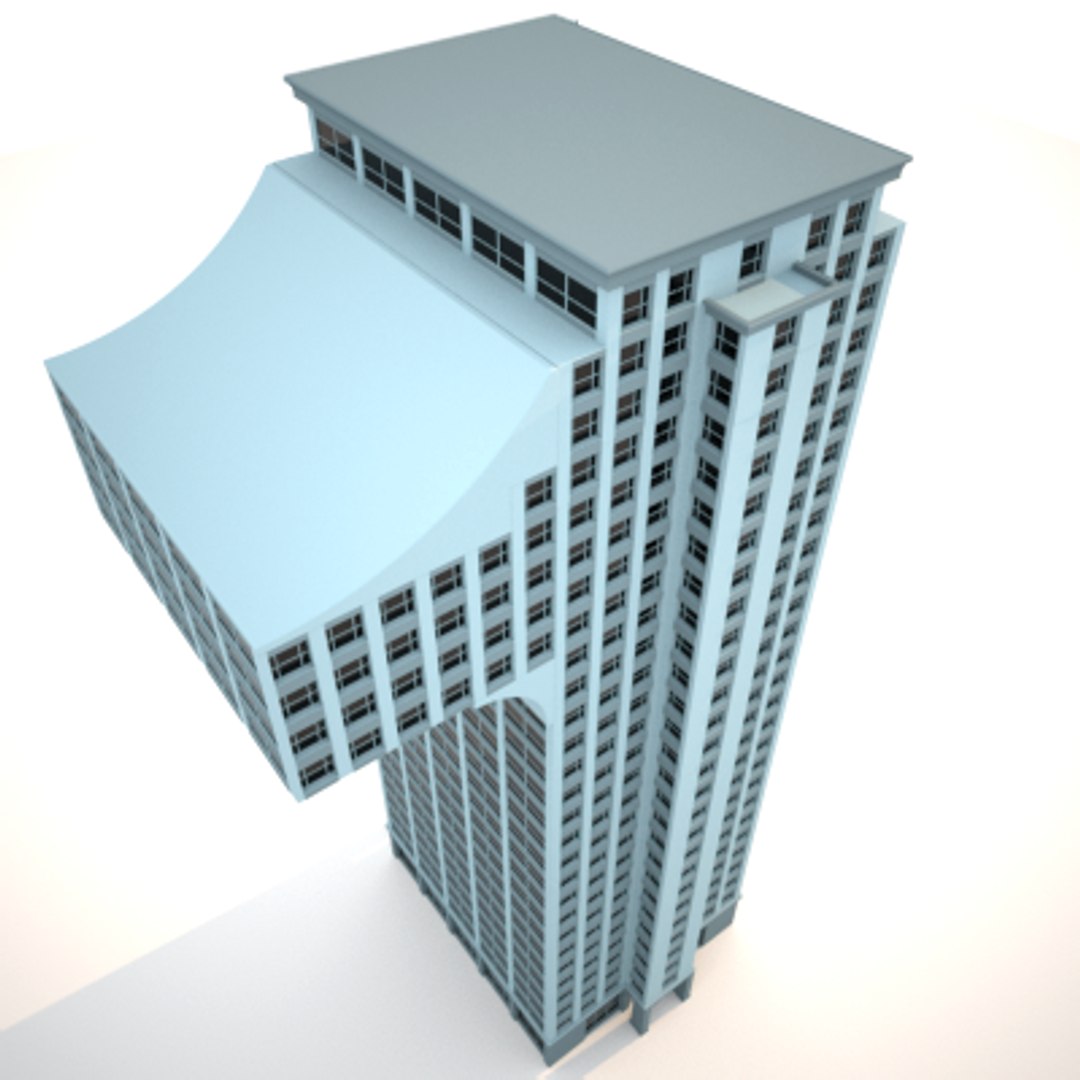 Building Shape Number 1 3d Model