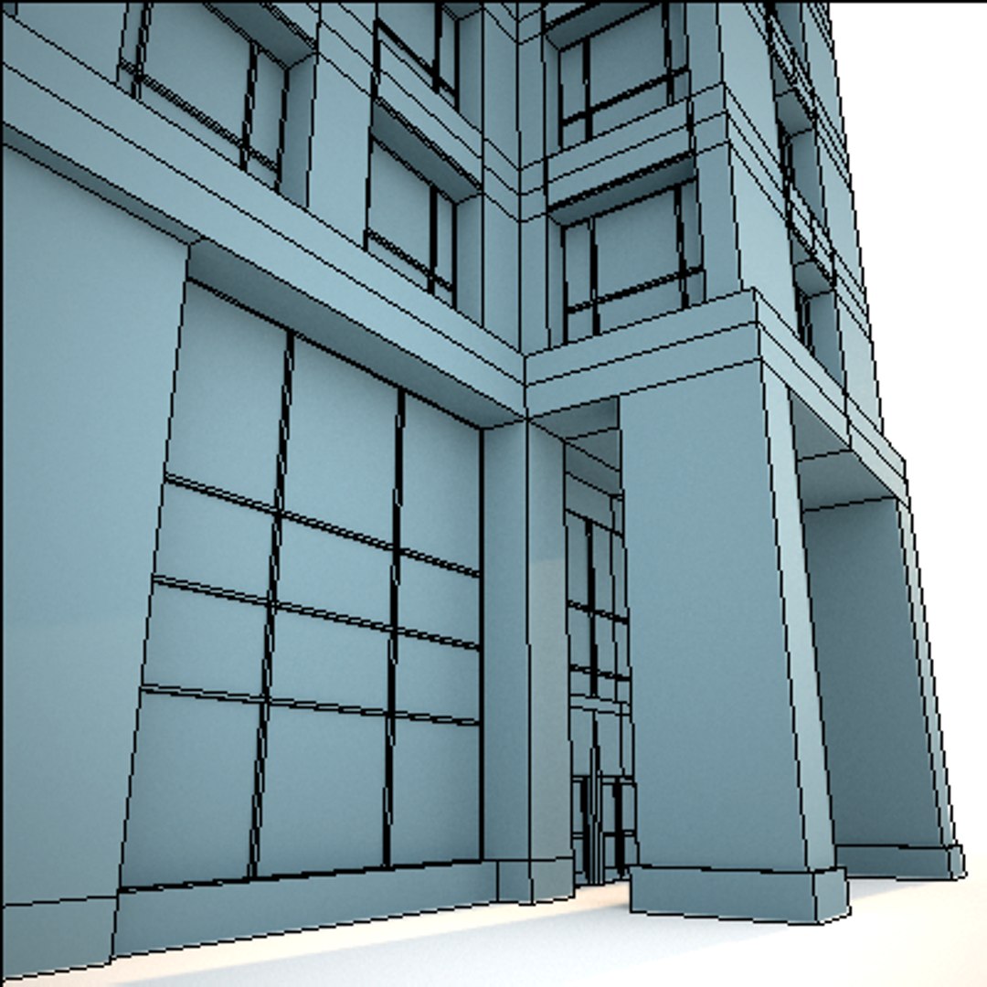 Building Shape Number 1 3d Model