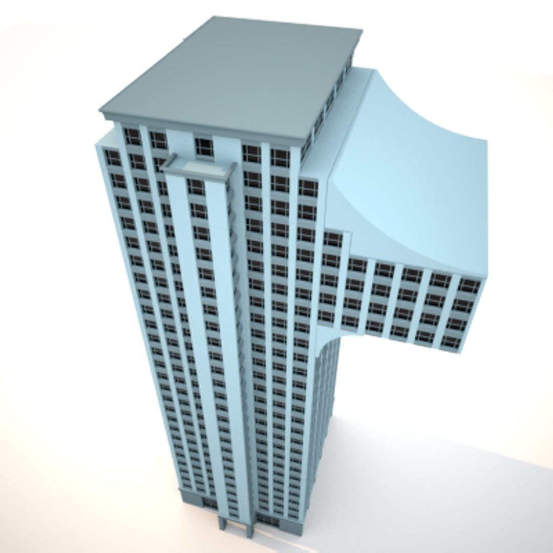 Building Shape Number 1 3d Model