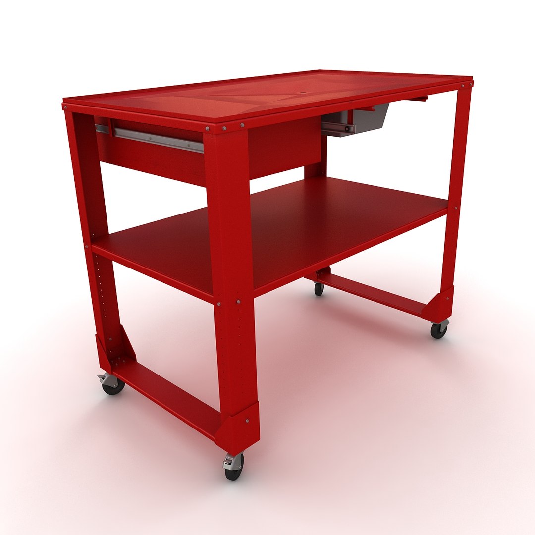 Engine Repair Table 3d Model