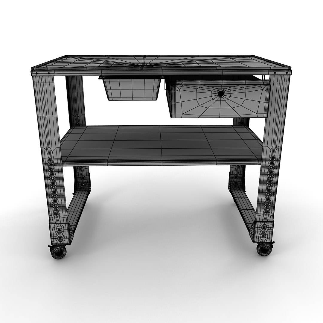 Engine Repair Table 3d Model