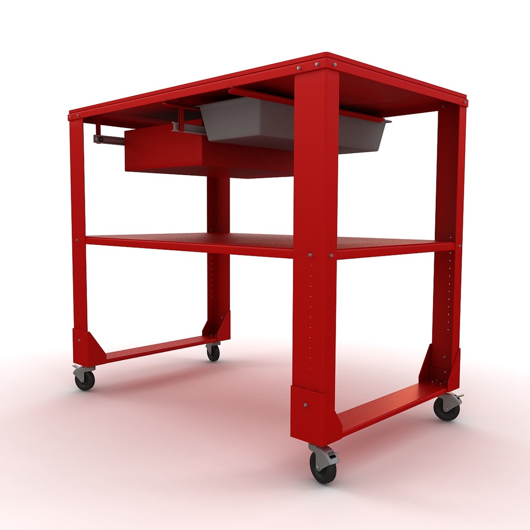 Engine Repair Table 3d Model