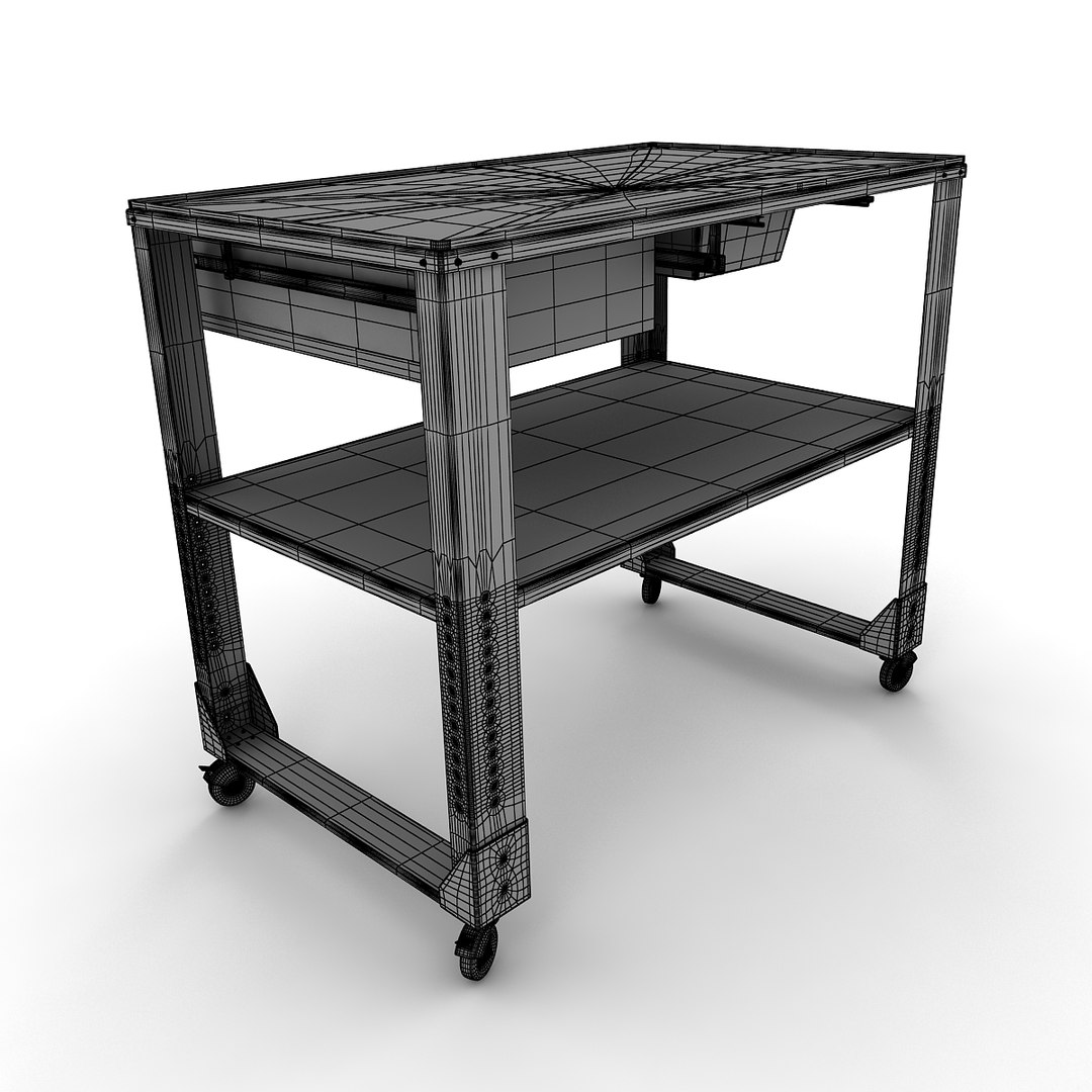 Engine Repair Table 3d Model