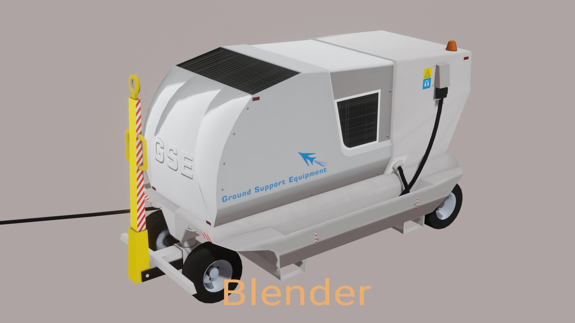 3D Modern Ground Power Unit - TurboSquid 1923279