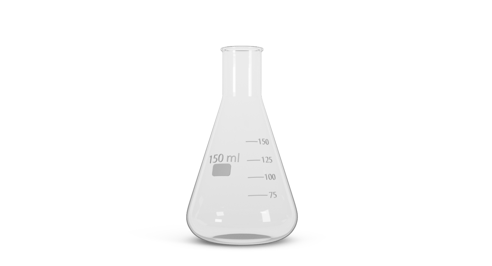 Conical flask medium 3D model - TurboSquid 1408645