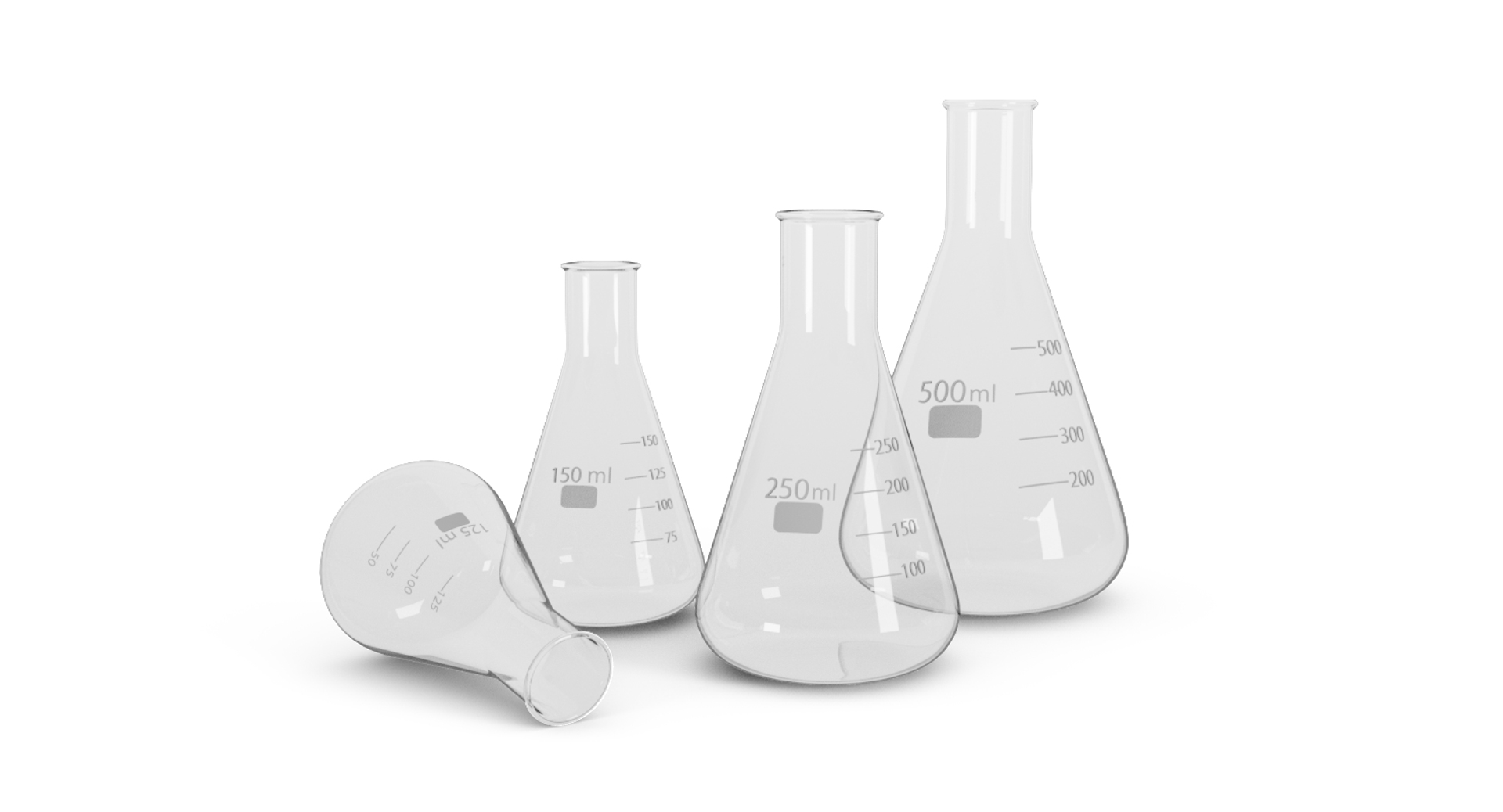 Conical Flask Medium 3D Model - TurboSquid 1408645