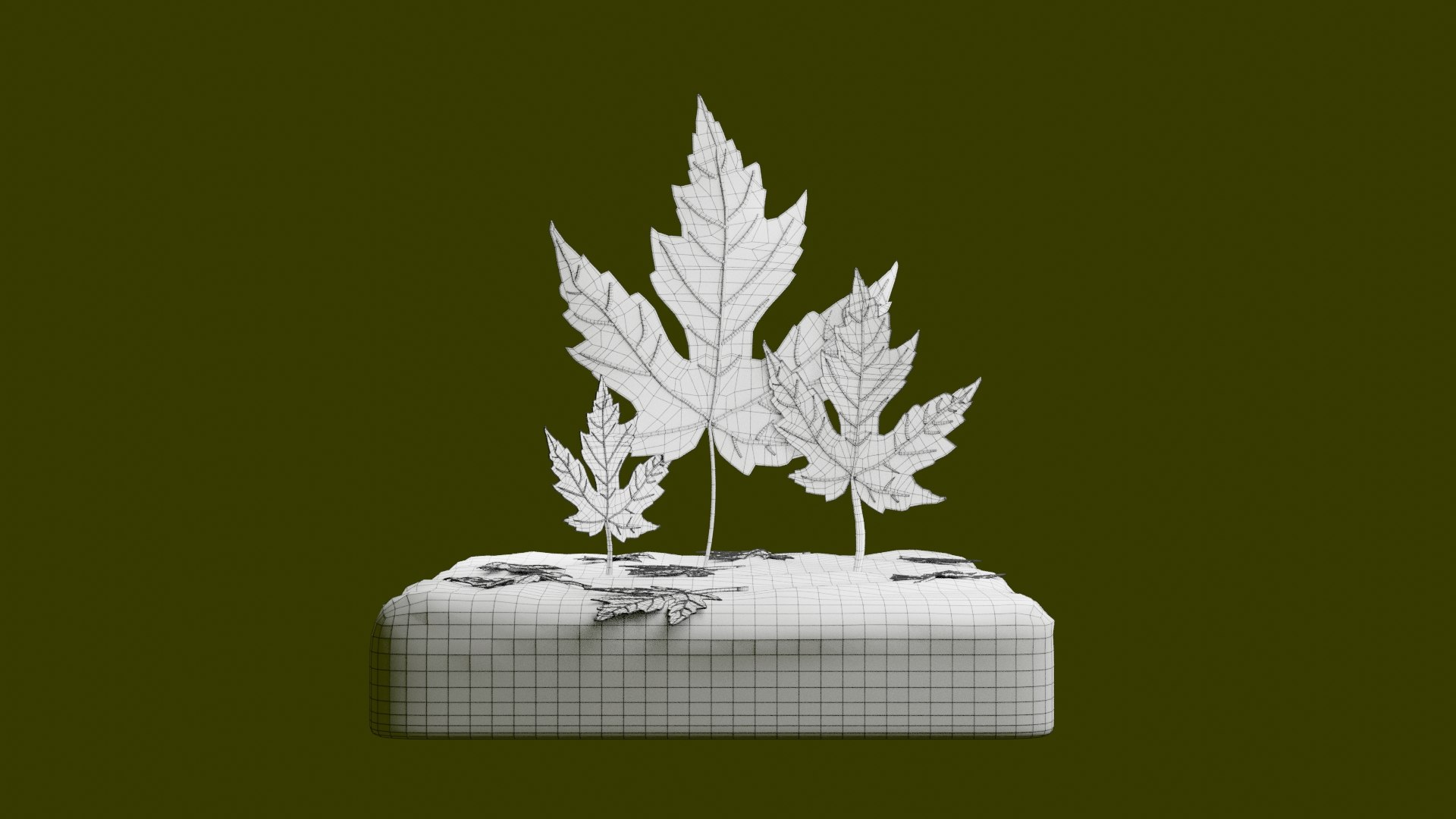 3D Autumn 3D Leaves - TurboSquid 2155744