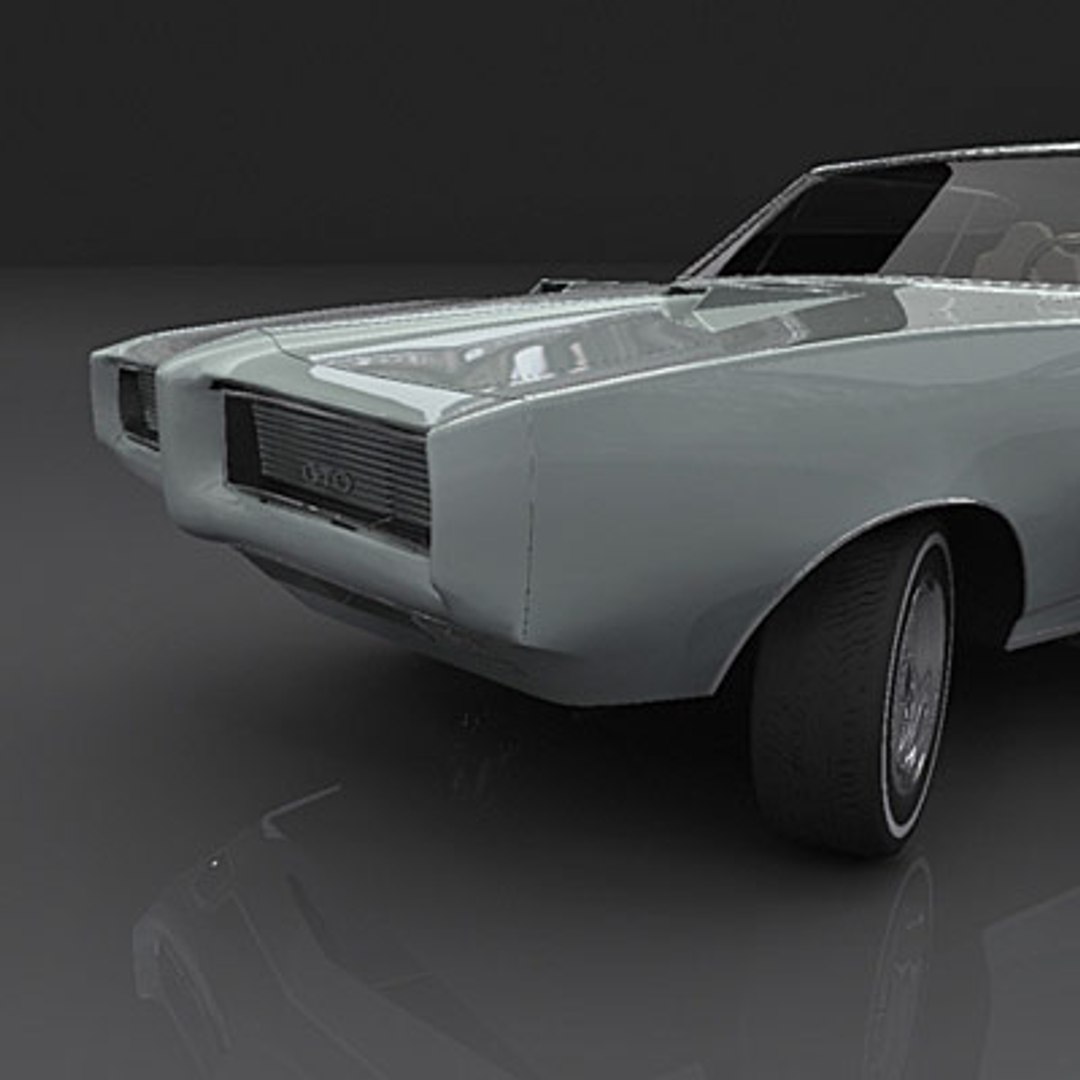 Pontiac Gto 1966 1968 3d Model