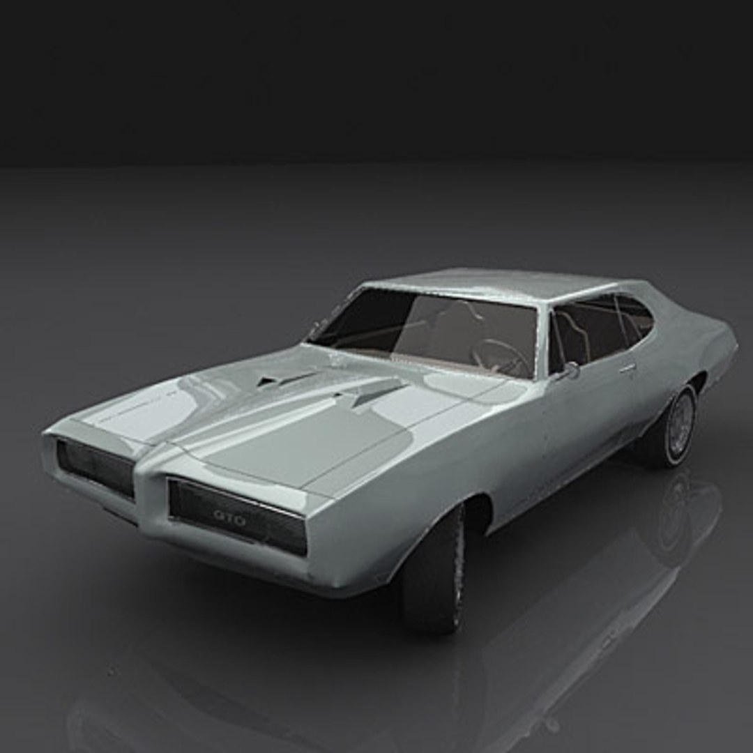Pontiac Gto 1966 1968 3d Model