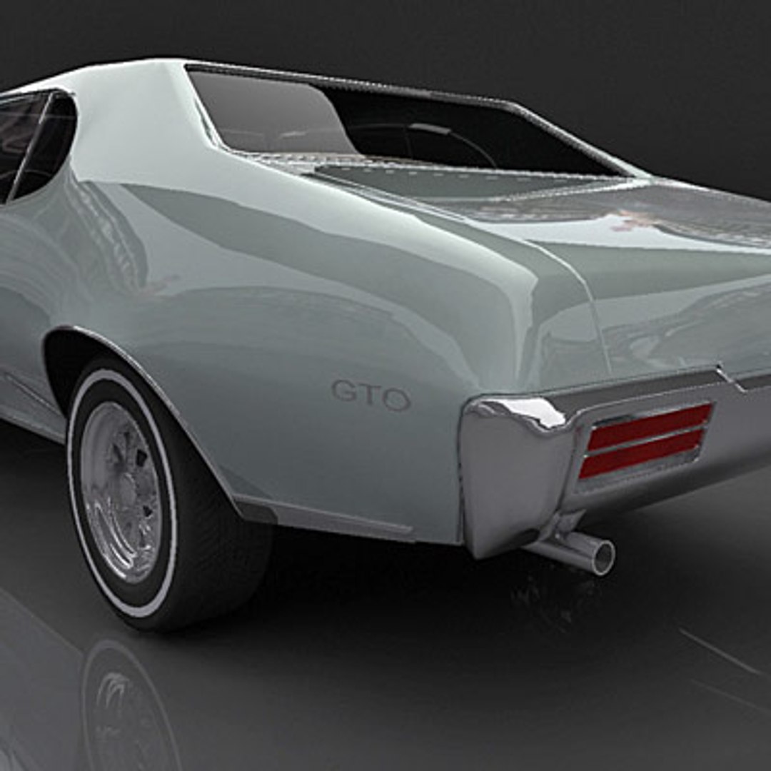 Pontiac Gto 1966 1968 3d Model