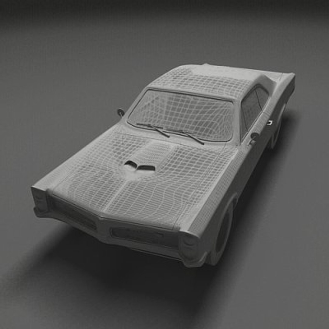 Pontiac Gto 1966 1968 3d Model