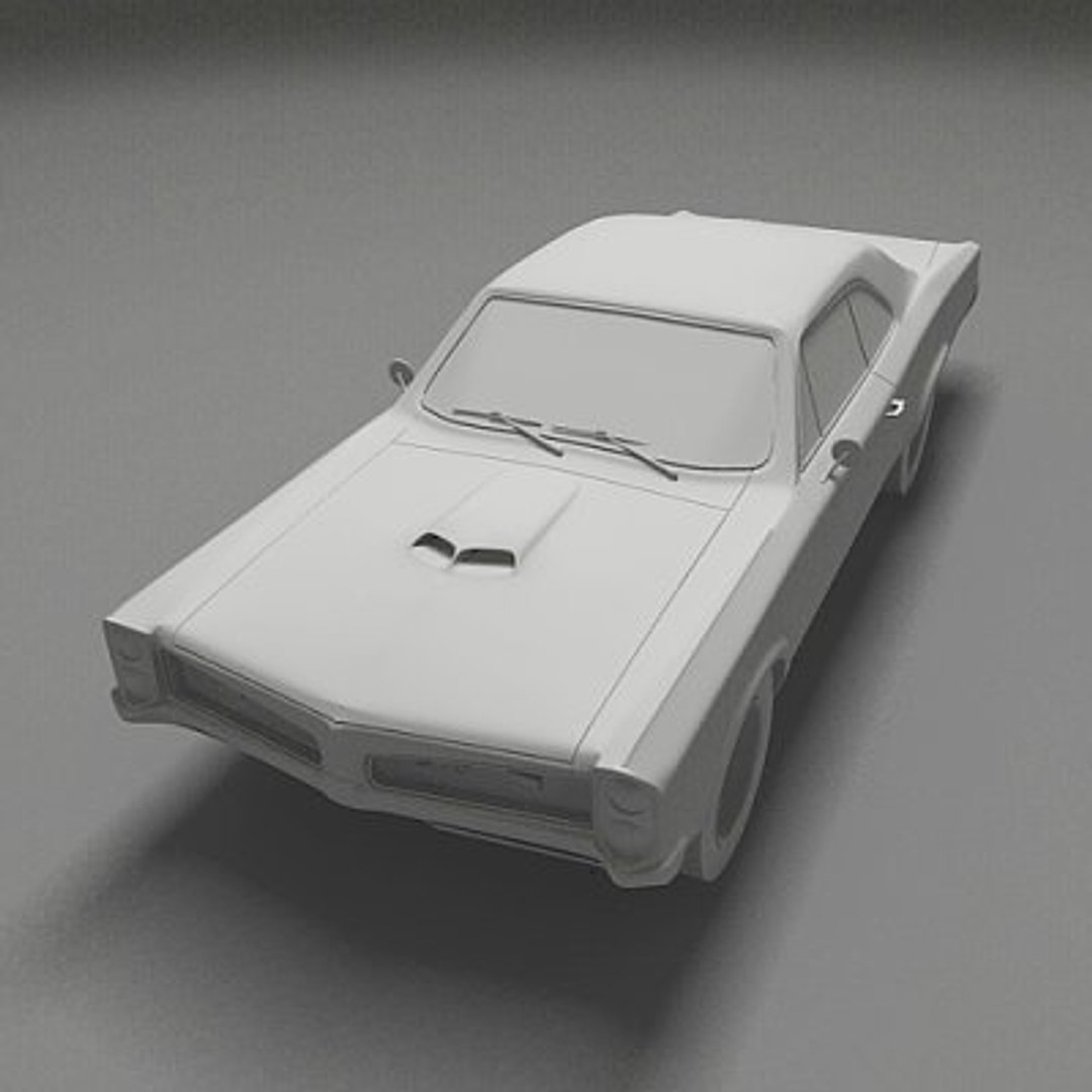 Pontiac Gto 1966 1968 3d Model