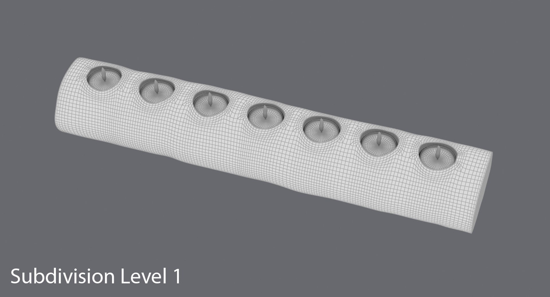 Birch-yule-log---lit 3D model - TurboSquid 1362585