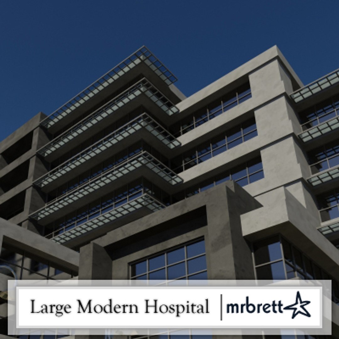 3ds Large Hospital Office Building