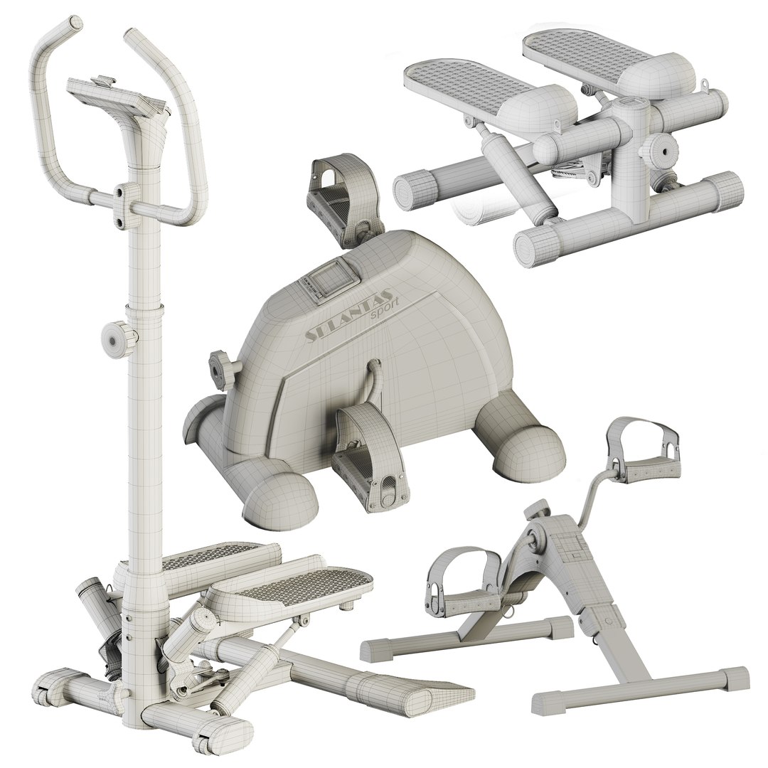 3D A Set Of Home Steppers For Feet And Hands - TurboSquid 1970247