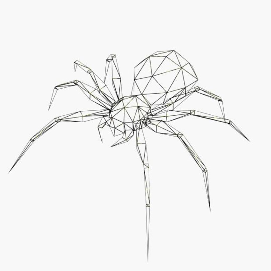 Max Low-poly Spider