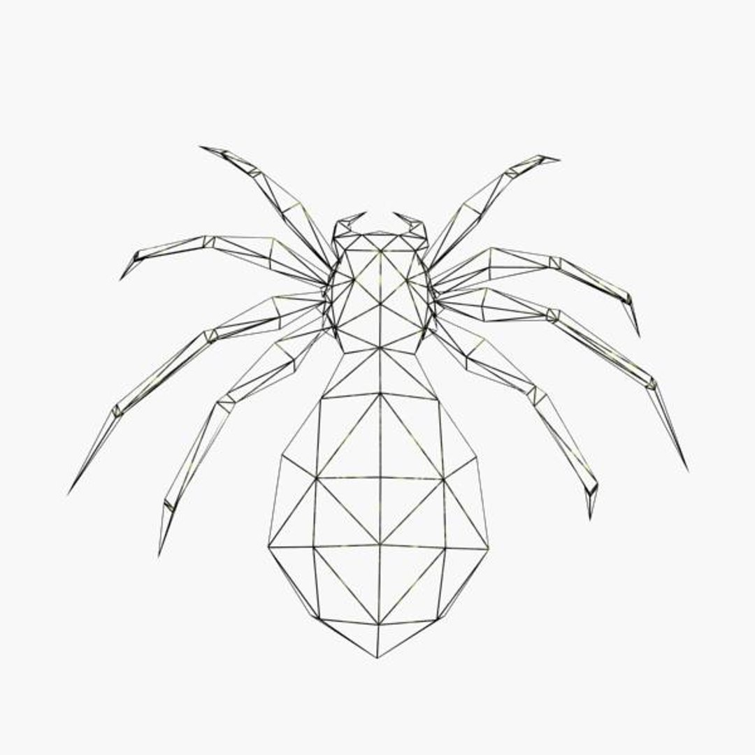 Max Low-poly Spider