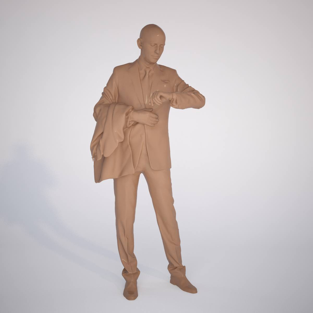 man male human 3d obj