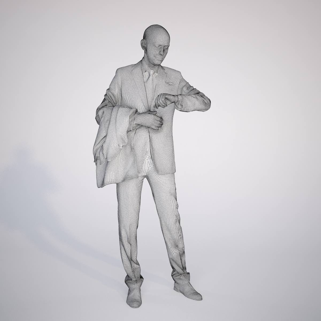 man male human 3d obj