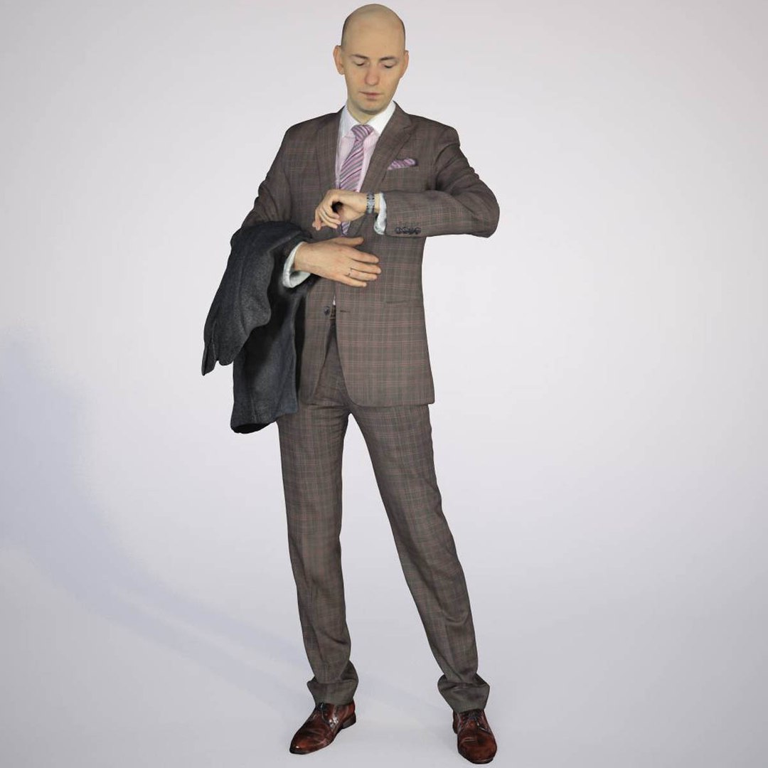 man male human 3d obj