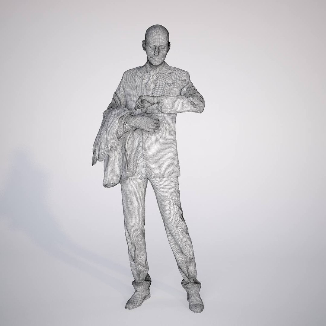 man male human 3d obj