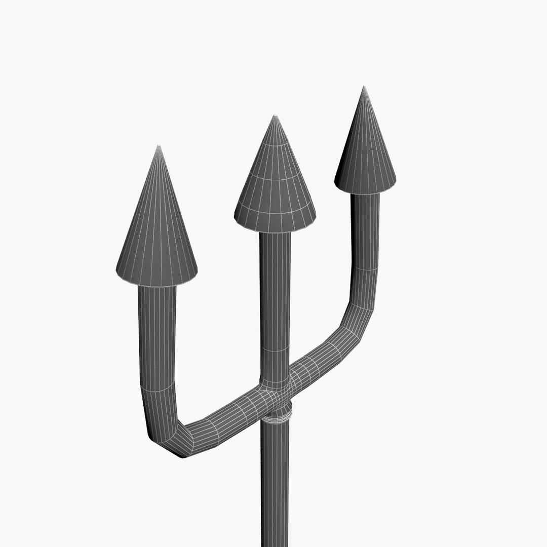 3D halloween devil s fork - TurboSquid 1214067