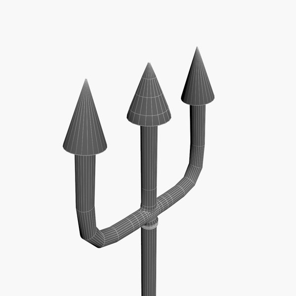 3D halloween devil s fork - TurboSquid 1214067