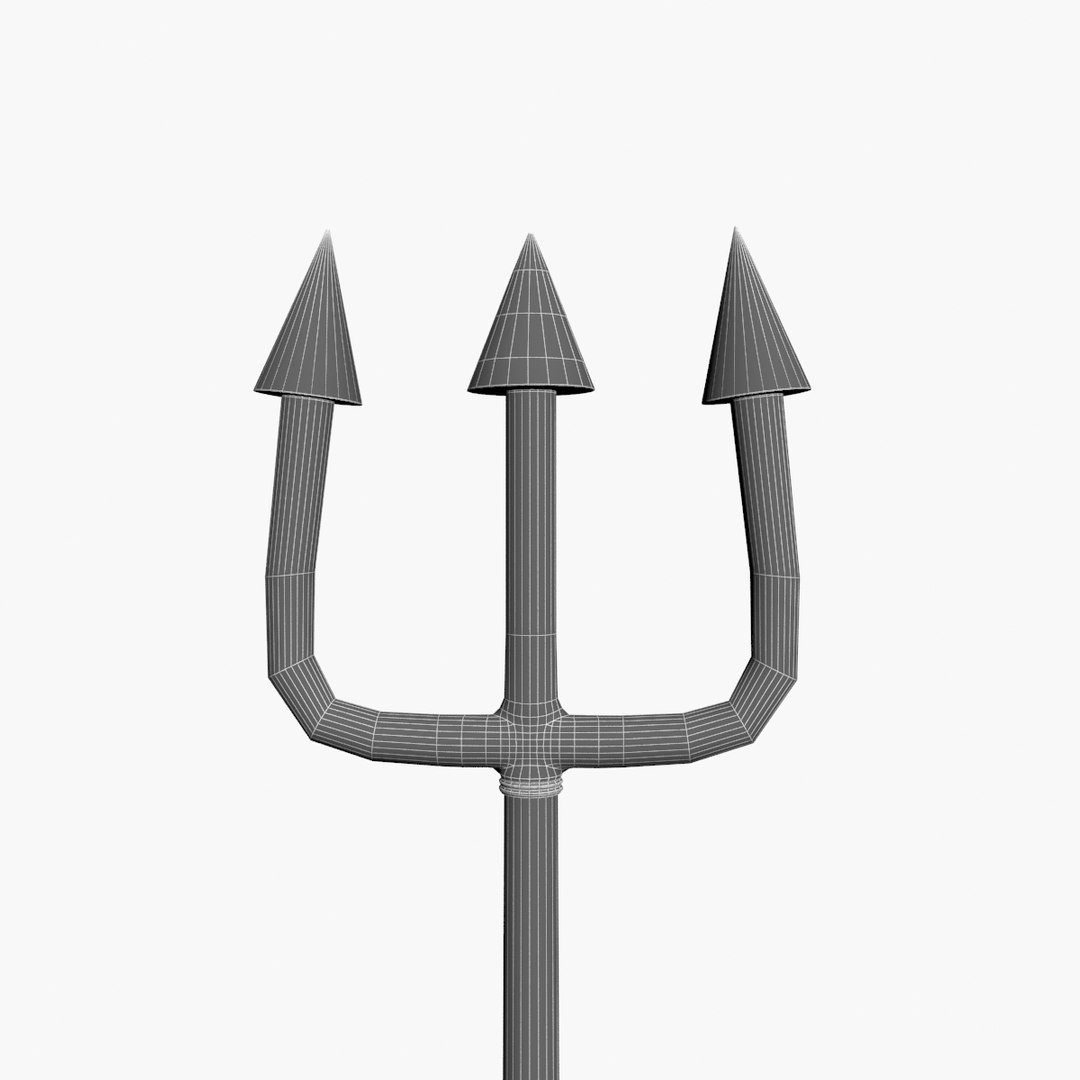 3D halloween devil s fork - TurboSquid 1214067