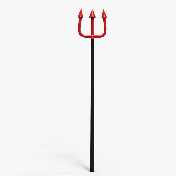 3D halloween devil s fork - TurboSquid 1214067