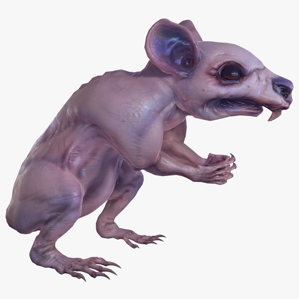 modelo 3d Rata mutante - TurboSquid 1400836