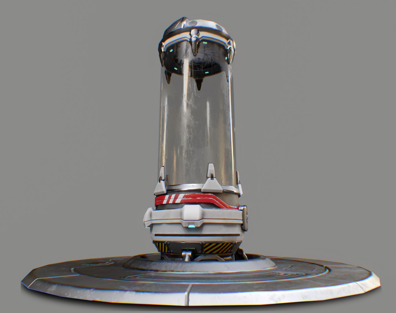 Scifi Capsule - Cryo Chamber 3D - TurboSquid 2348722