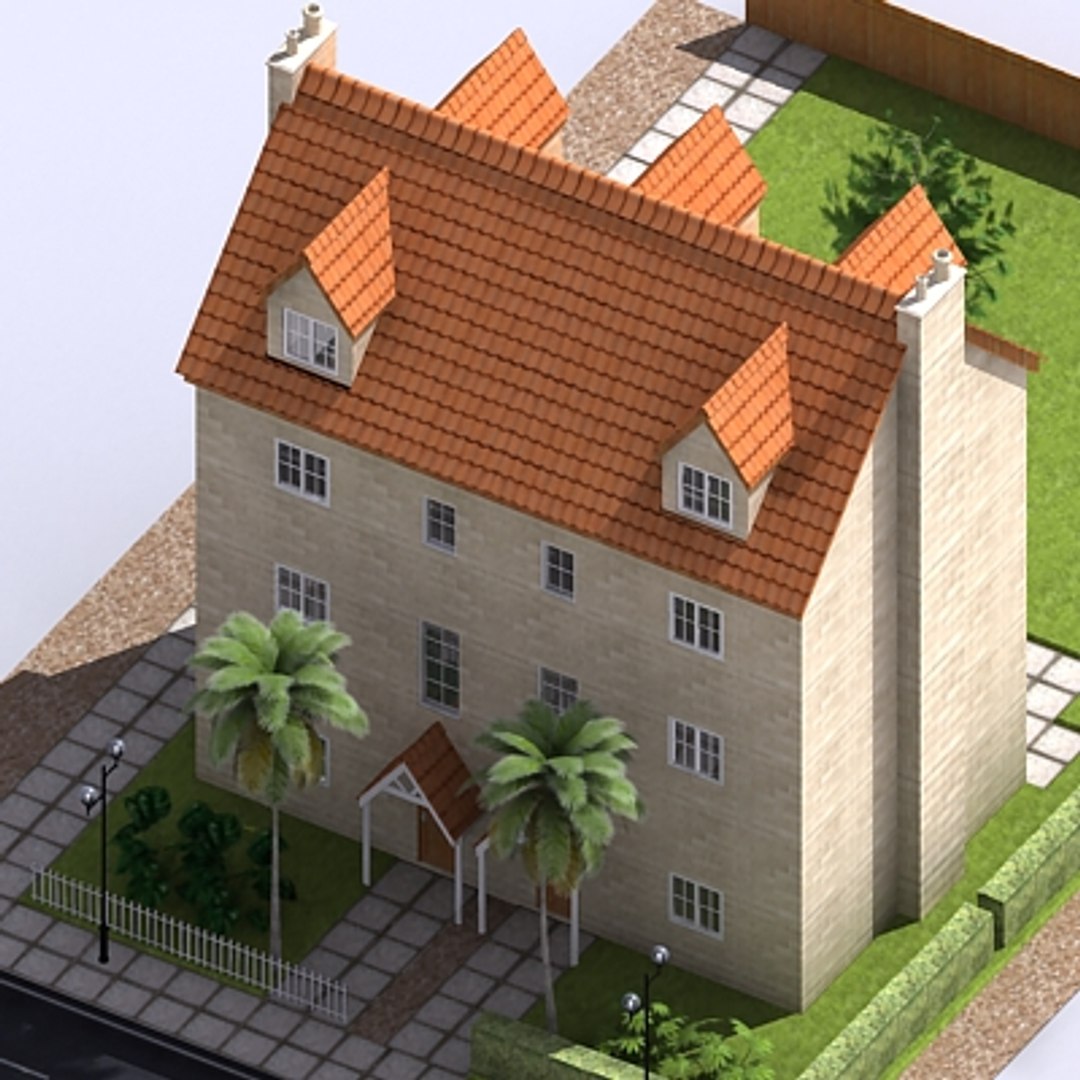 3d Residential Block Model