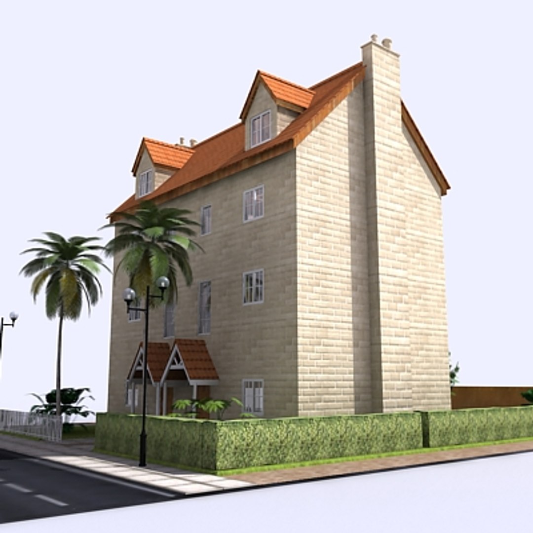 3d Residential Block Model