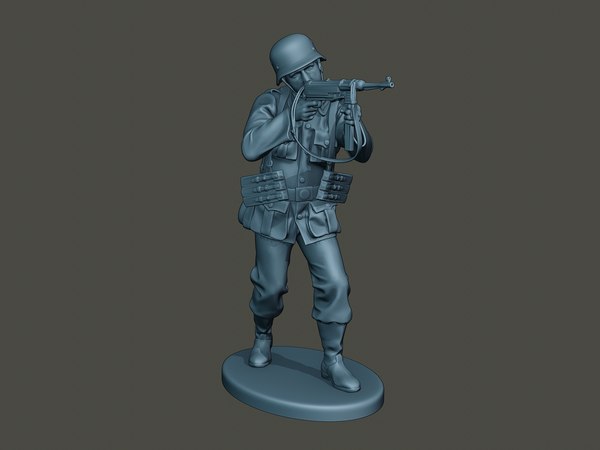 German soldier ww2 shoot model - TurboSquid 1468384