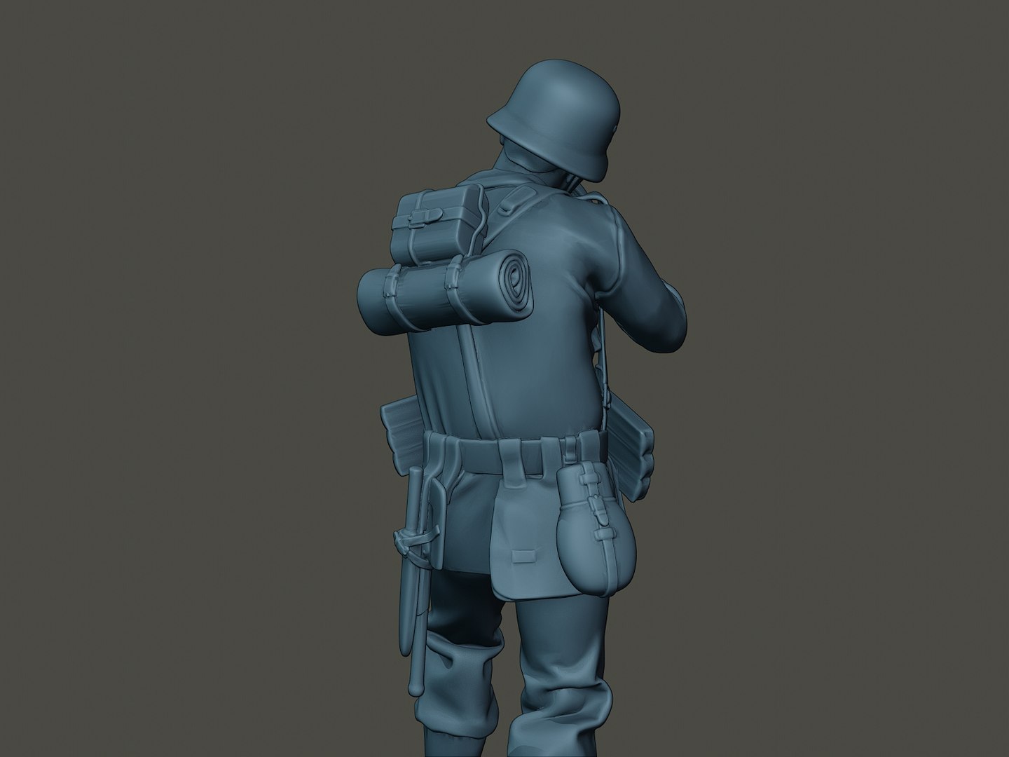 German soldier ww2 shoot model - TurboSquid 1468384