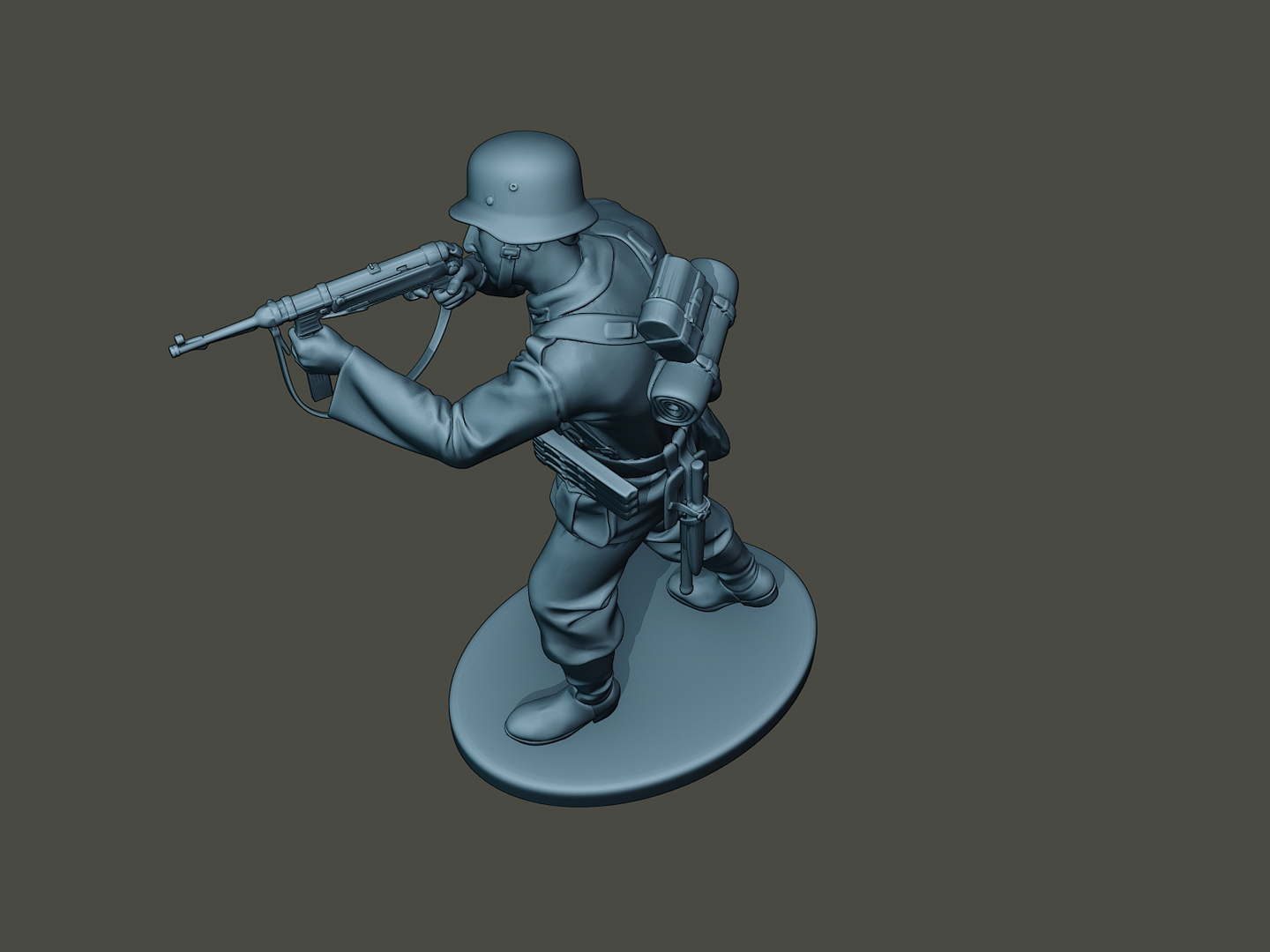 German soldier ww2 shoot model - TurboSquid 1468384