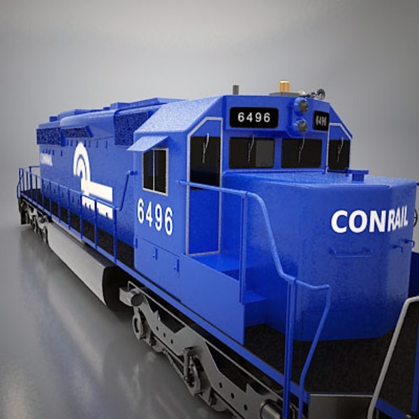 3d sd40 conrail model