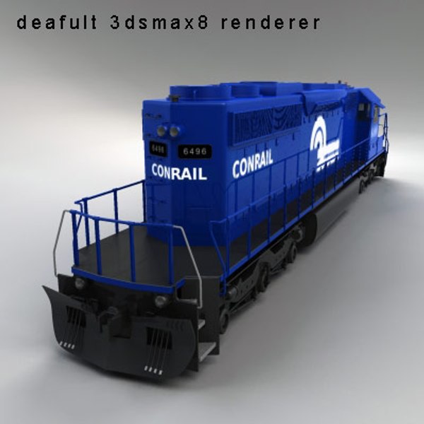 3d sd40 conrail model