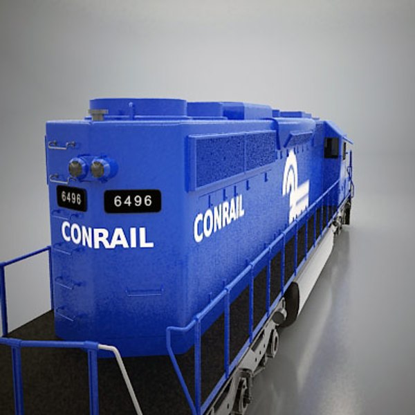 3d sd40 conrail model