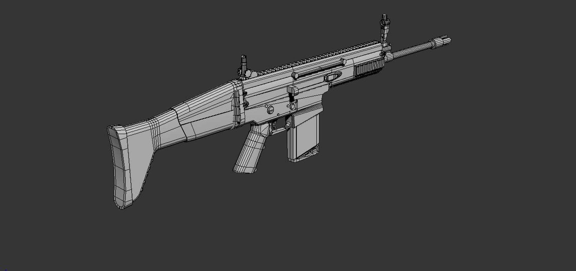 Fn Scar 3D Model - TurboSquid 1234236