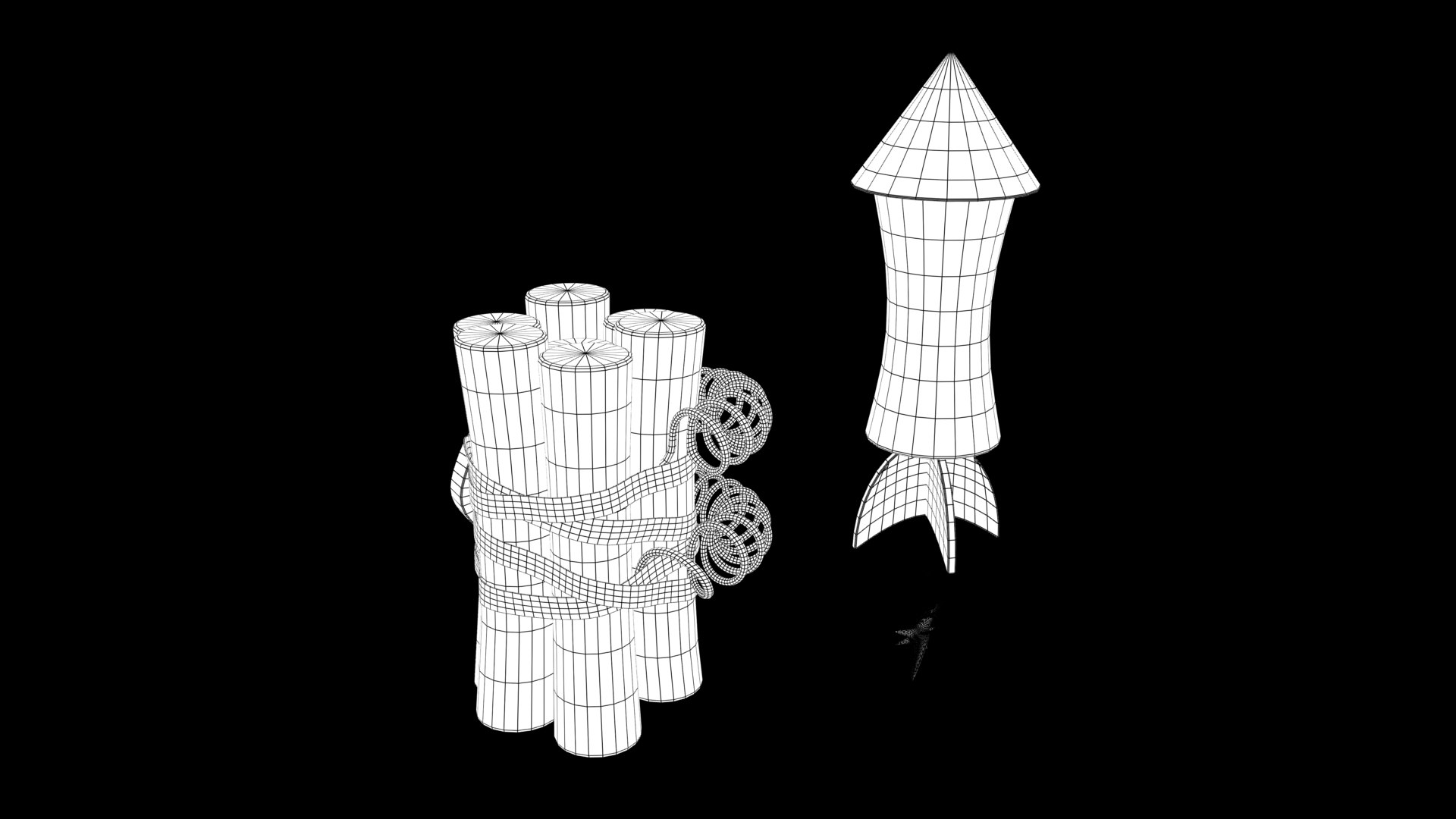 3D Rocket Bomb Model - TurboSquid 2252167