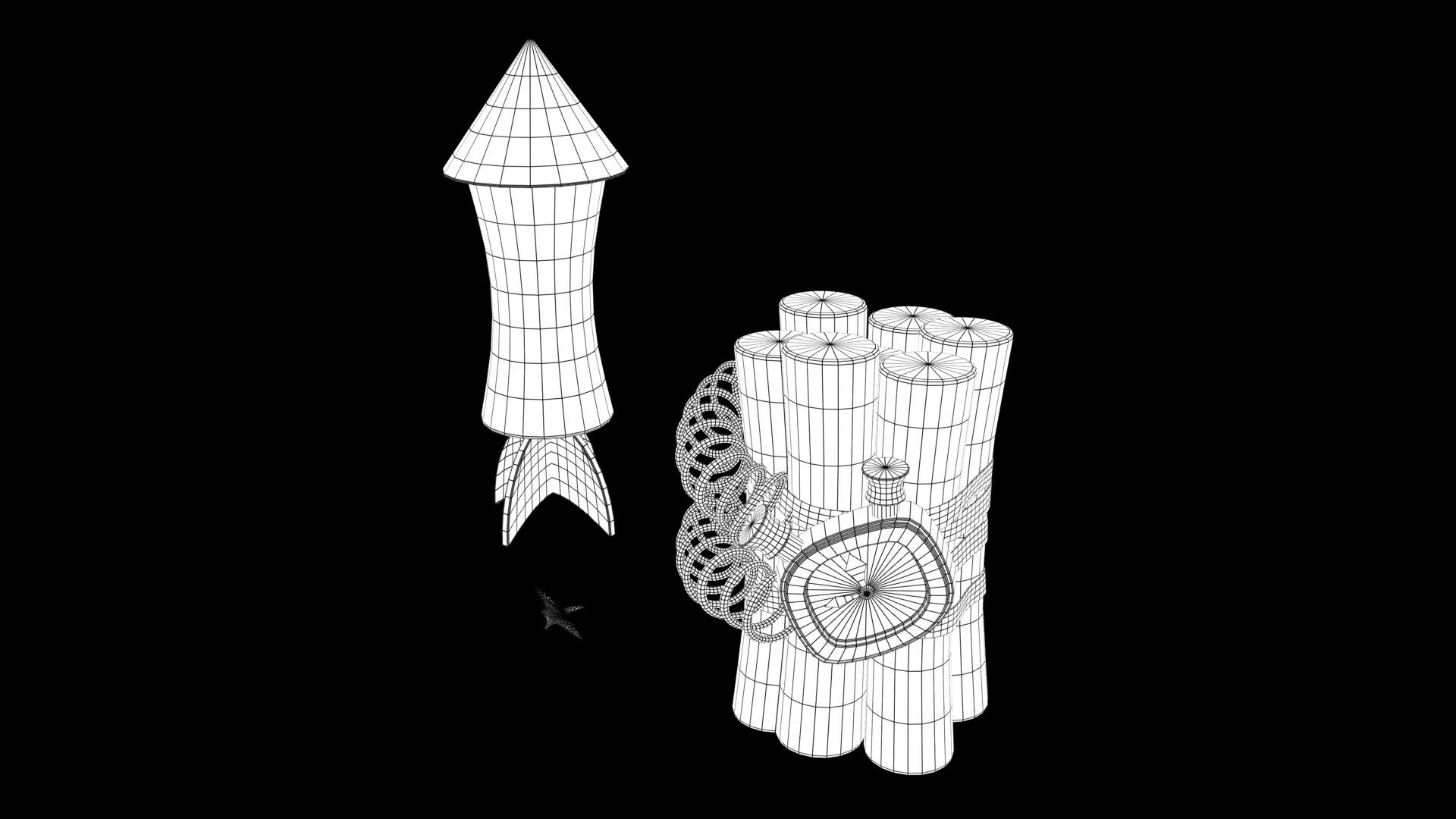 3D Rocket Bomb Model - TurboSquid 2252167