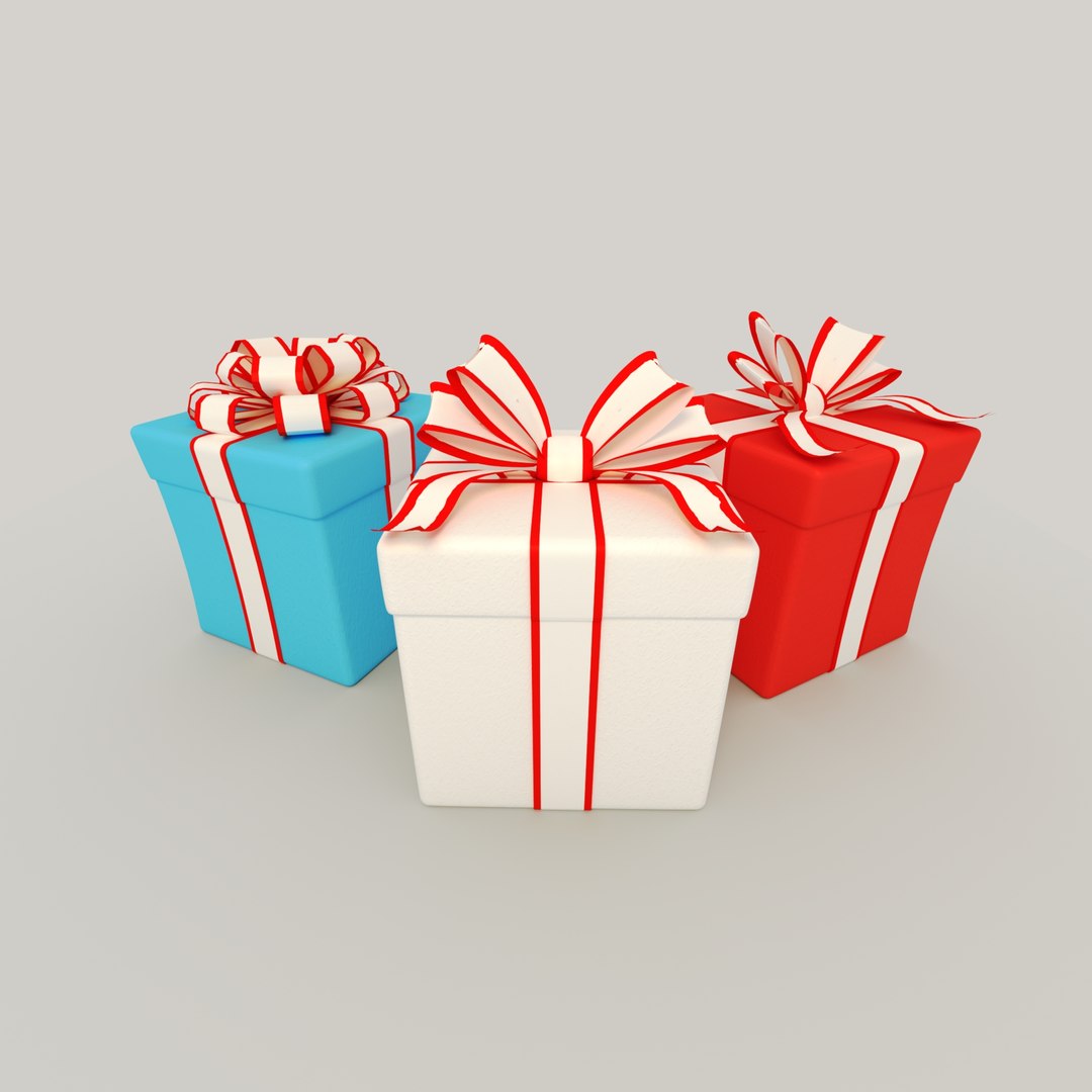 3D Model Gift Box - TurboSquid 2034736