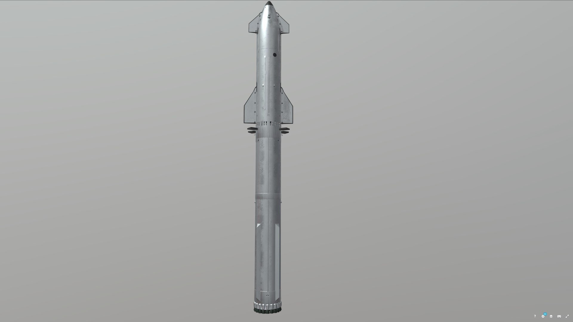 SpaceX Starship Model 3D Model - TurboSquid 2317001