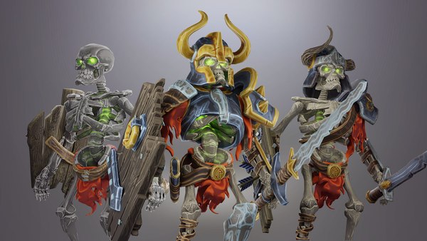 Skeleton Fighter 3D Models for Download | TurboSquid