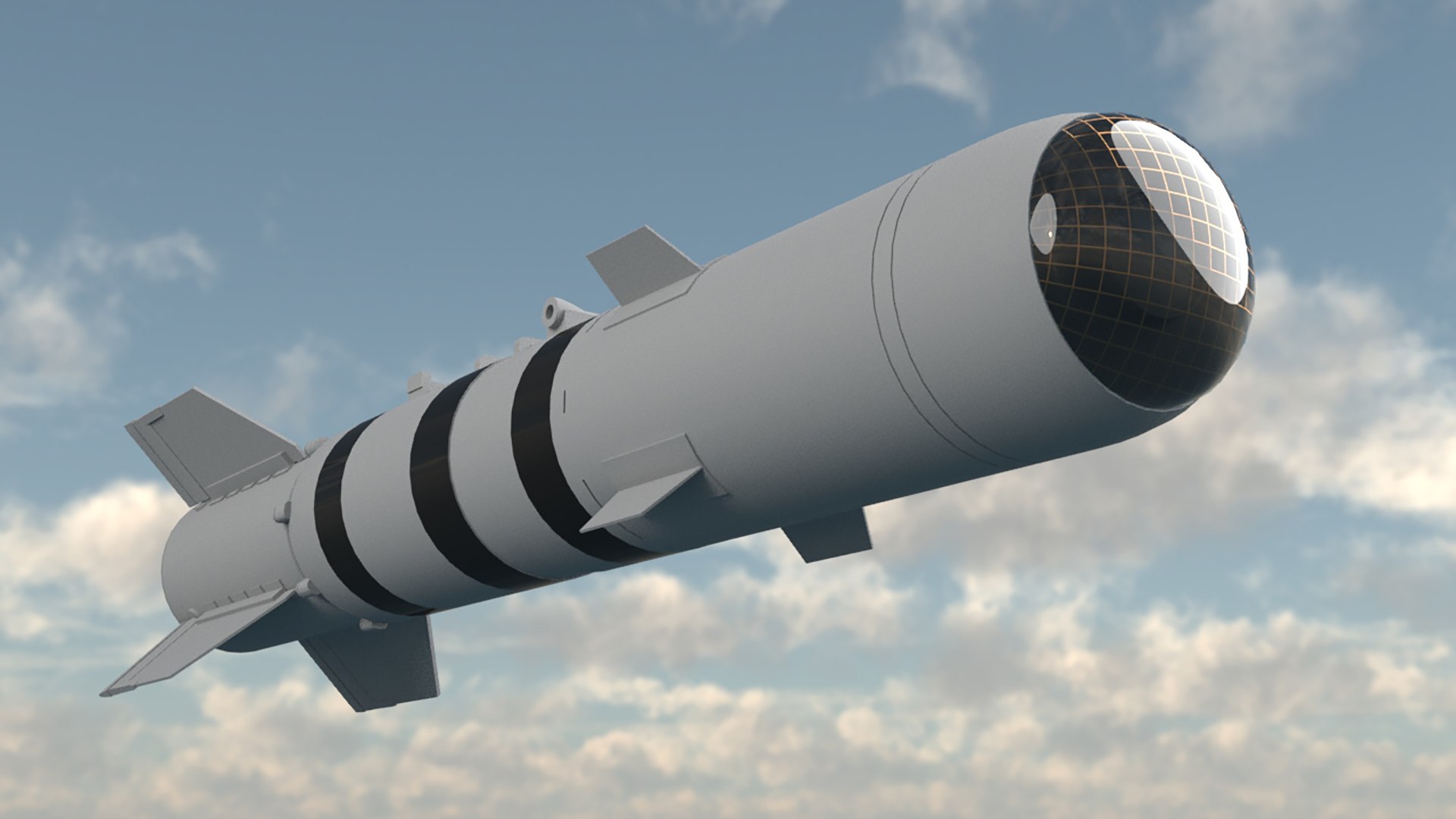 3D Russian KAB-500 Kr Guided Bomb - TurboSquid 2340031
