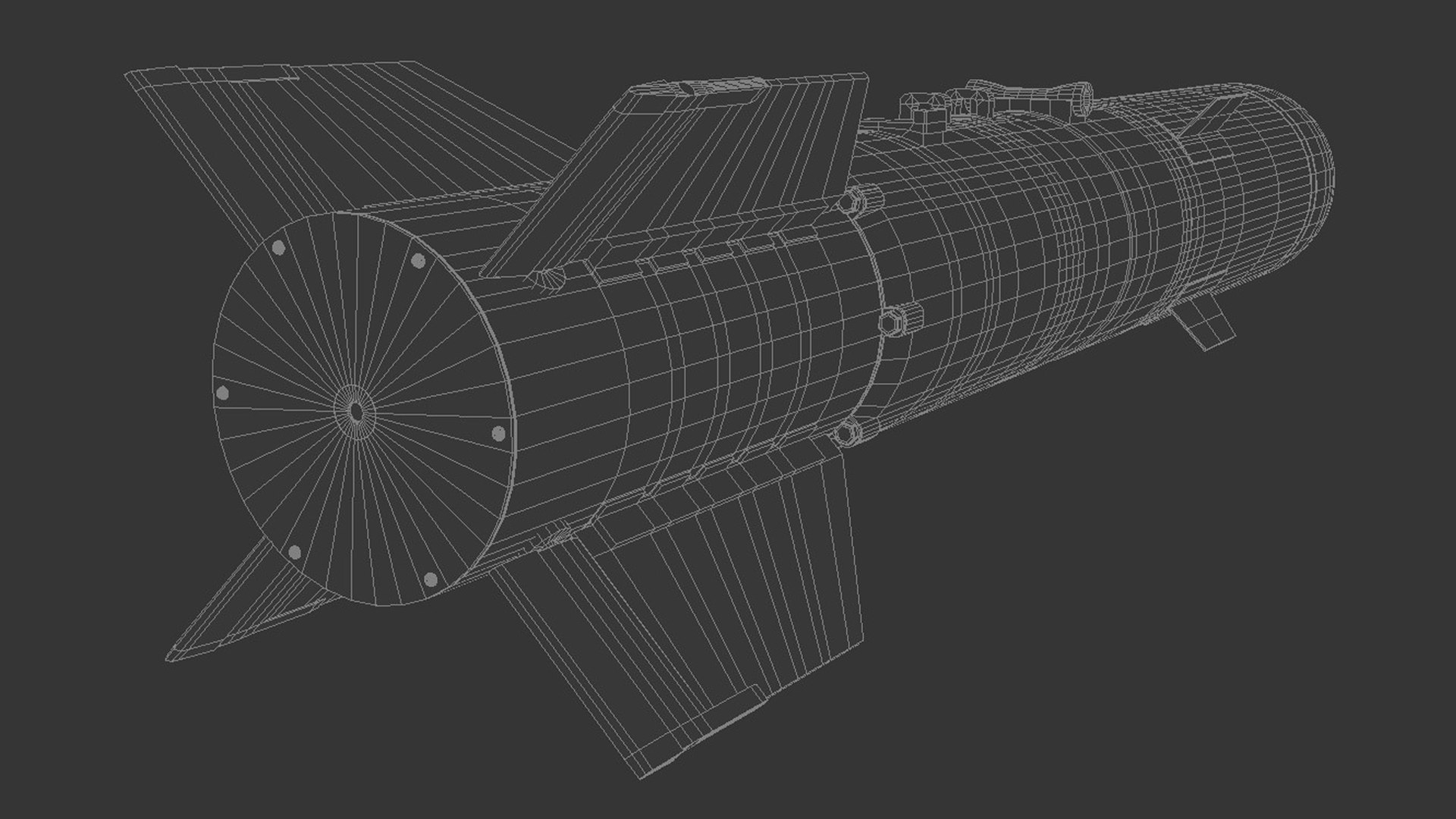 3D Russian KAB-500 Kr Guided Bomb - TurboSquid 2340031