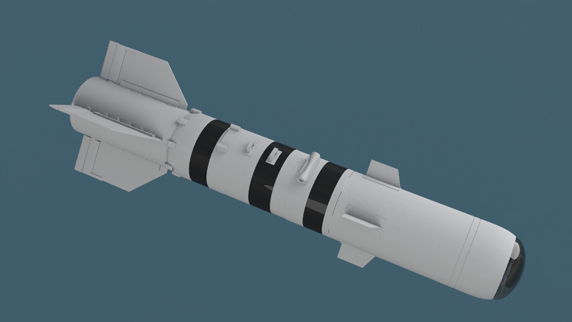 3D Russian KAB-500 Kr Guided Bomb - TurboSquid 2340031